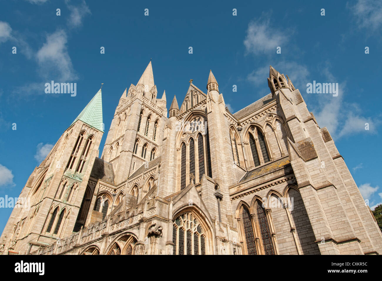 Truro Cathedral Cornwall UK Stock Photo - Alamy
