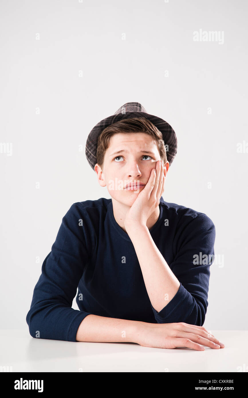 14 year old boy portrait hi-res stock photography and images - Alamy