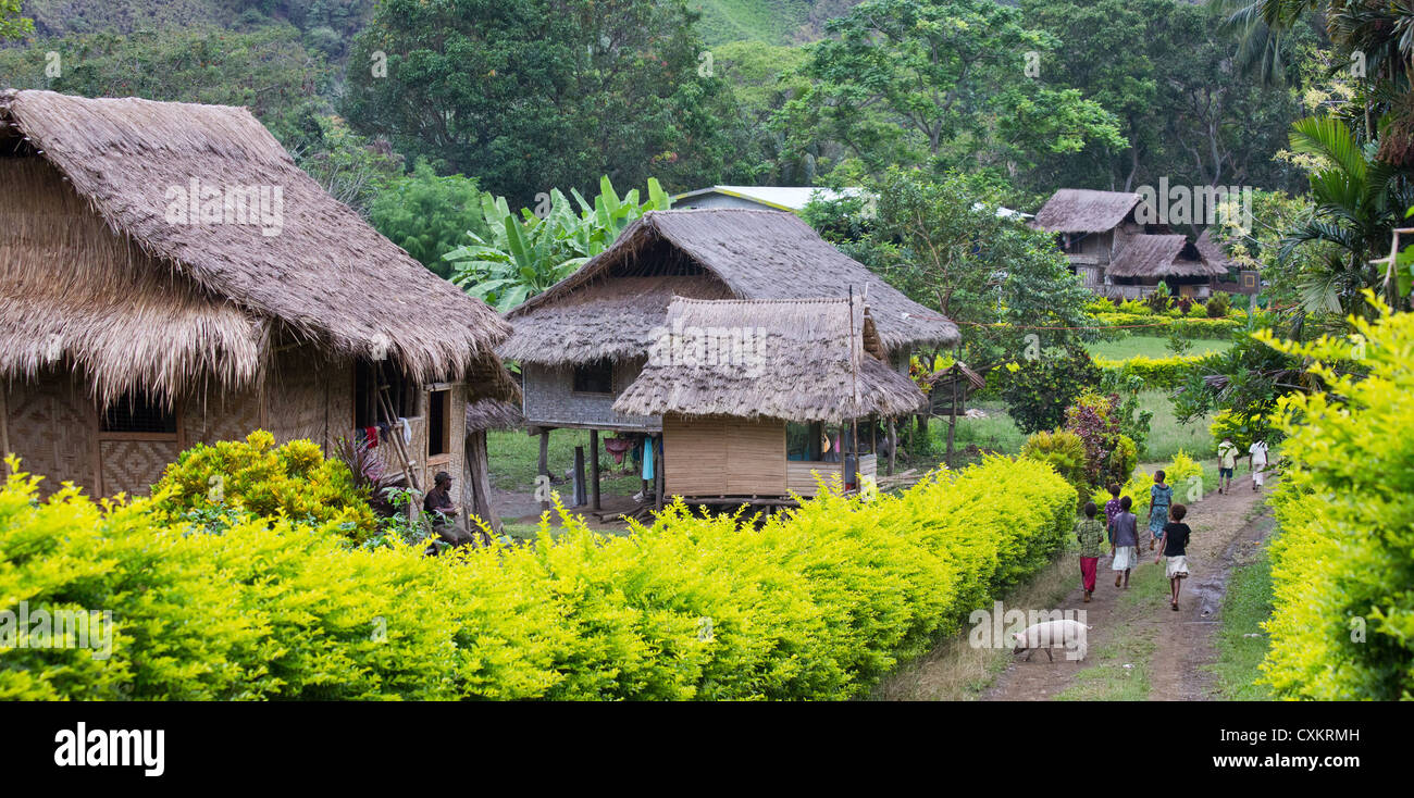 Village people papua new guinea hi-res stock photography and images - Alamy