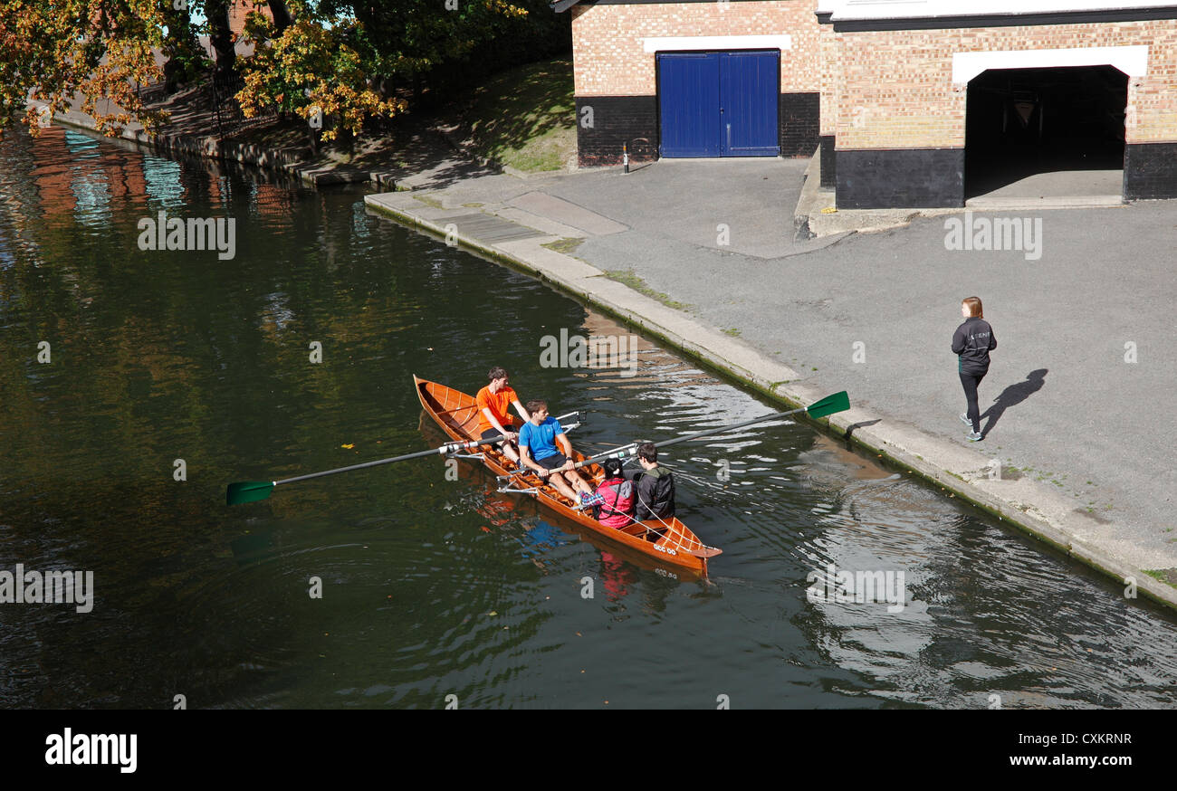 Rowing boat from above hi-res stock photography and images - Alamy