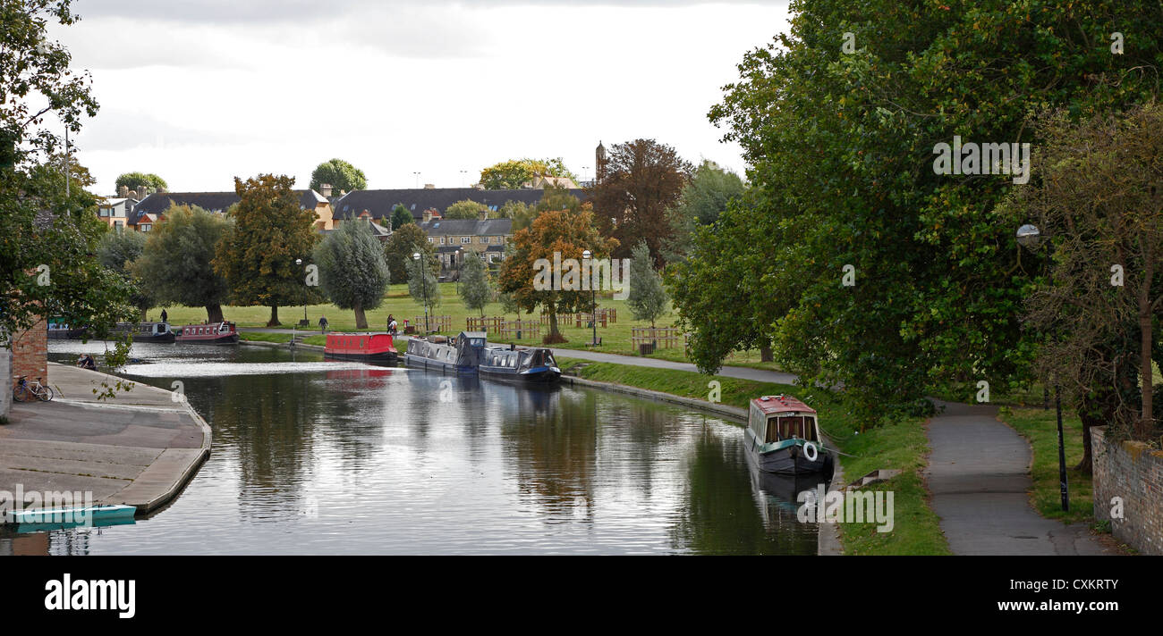 River Cam Midsummer Common Cambridge England Stock Photo - Alamy