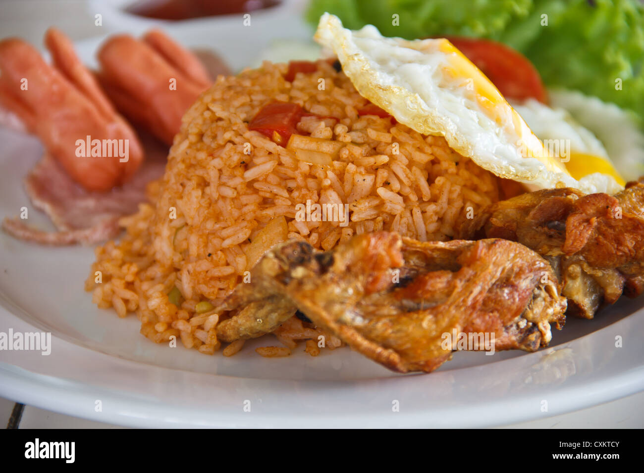 American fried rice hi-res stock photography and images - Alamy