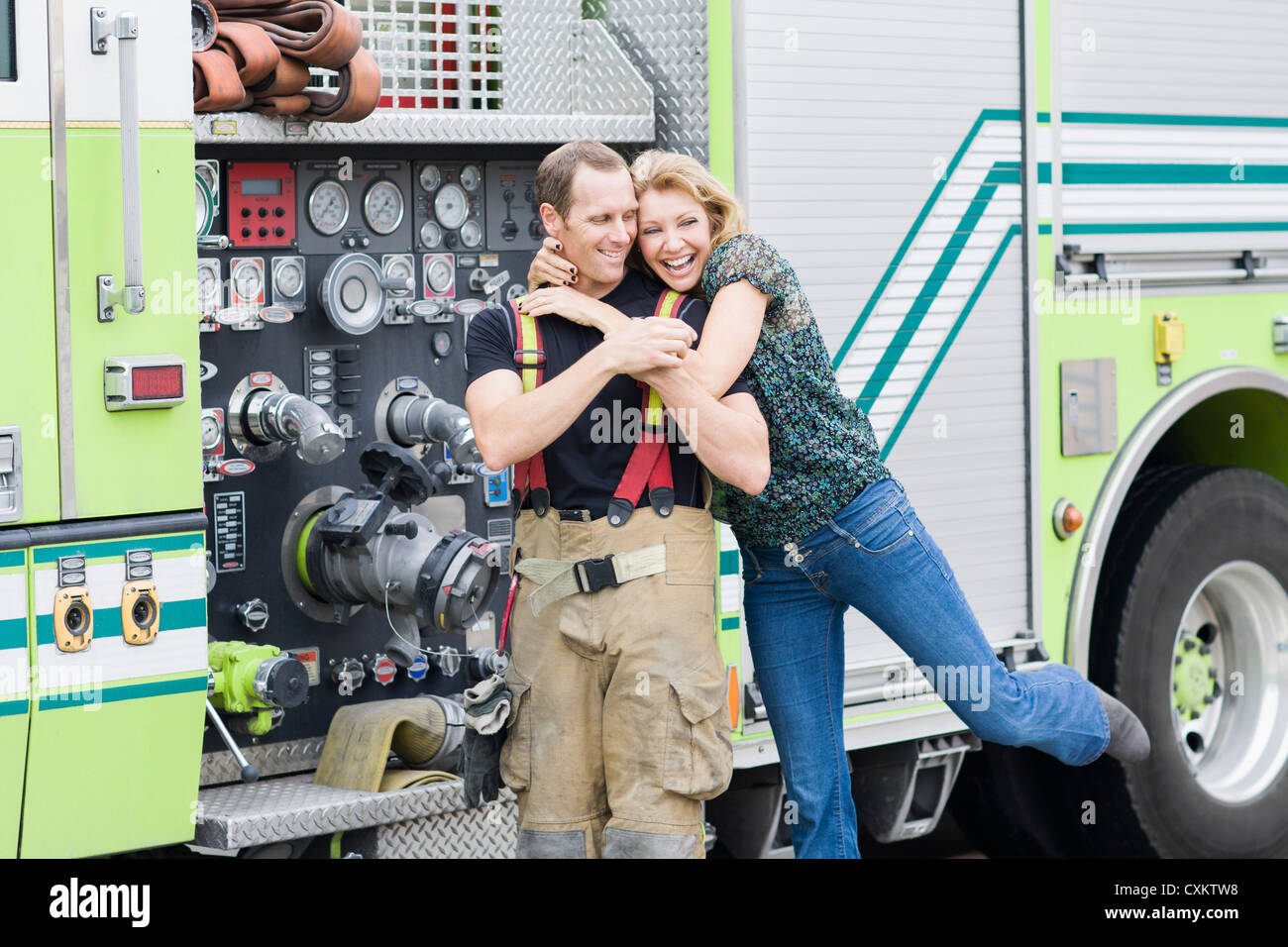 Manual hug hi-res stock photography and images - Alamy