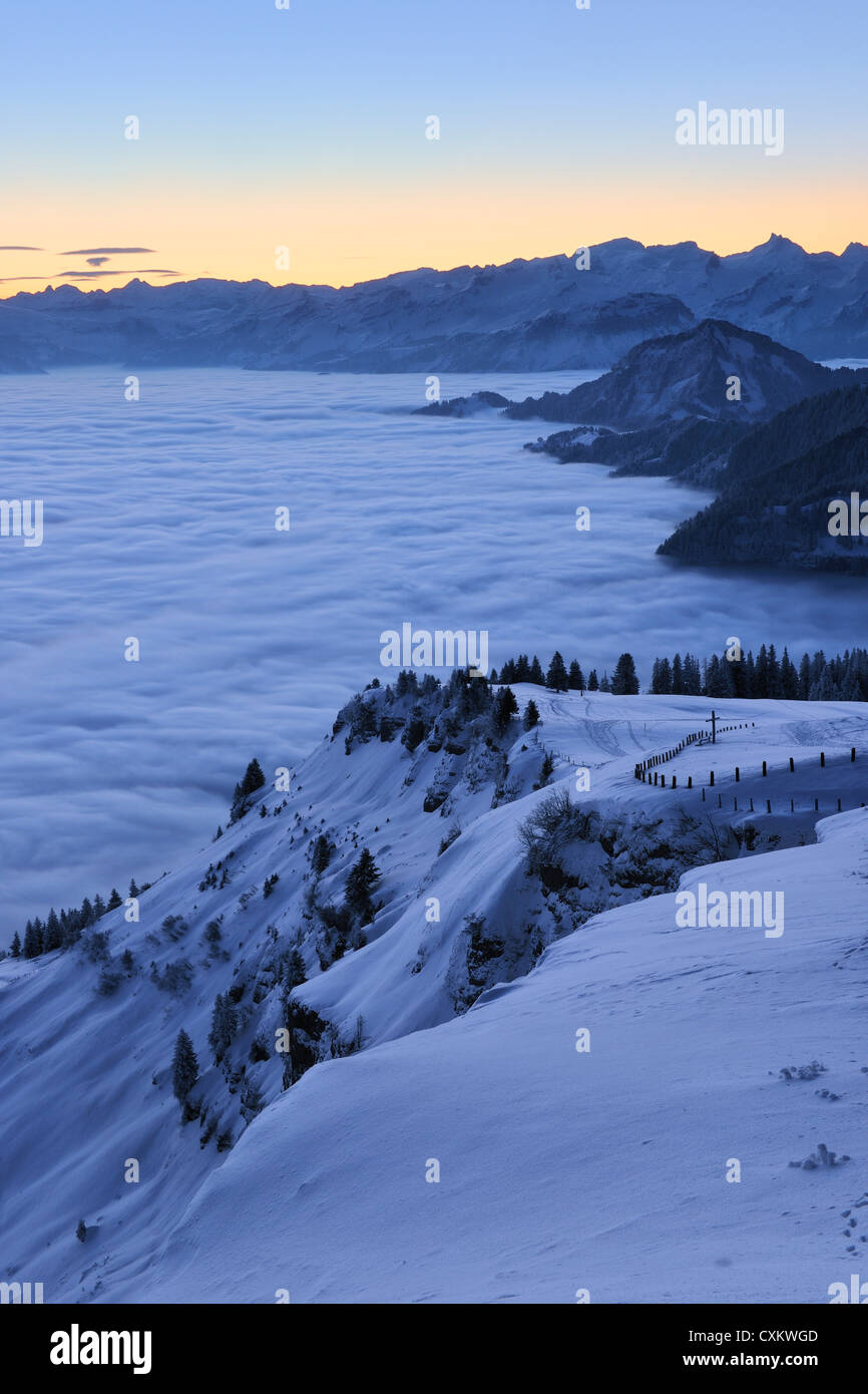 Rigi kulm sun rising hi-res stock photography and images - Alamy