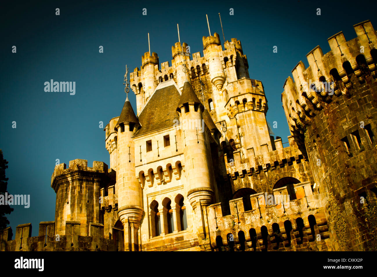 Butron castle. Gatika, Biscay, Spain Stock Photo - Alamy