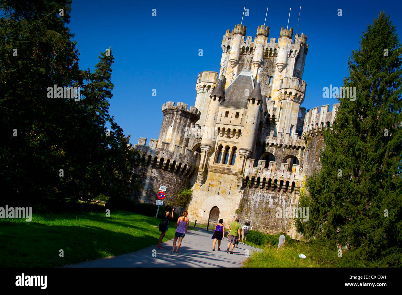 Butron castle. Gatika, Biscay, Spain Stock Photo - Alamy
