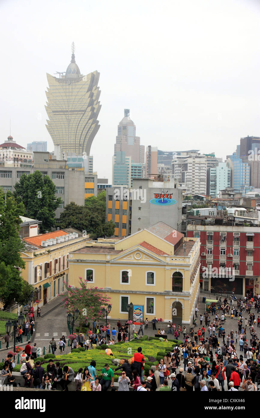 Macau City Centre Stock Photo - Alamy