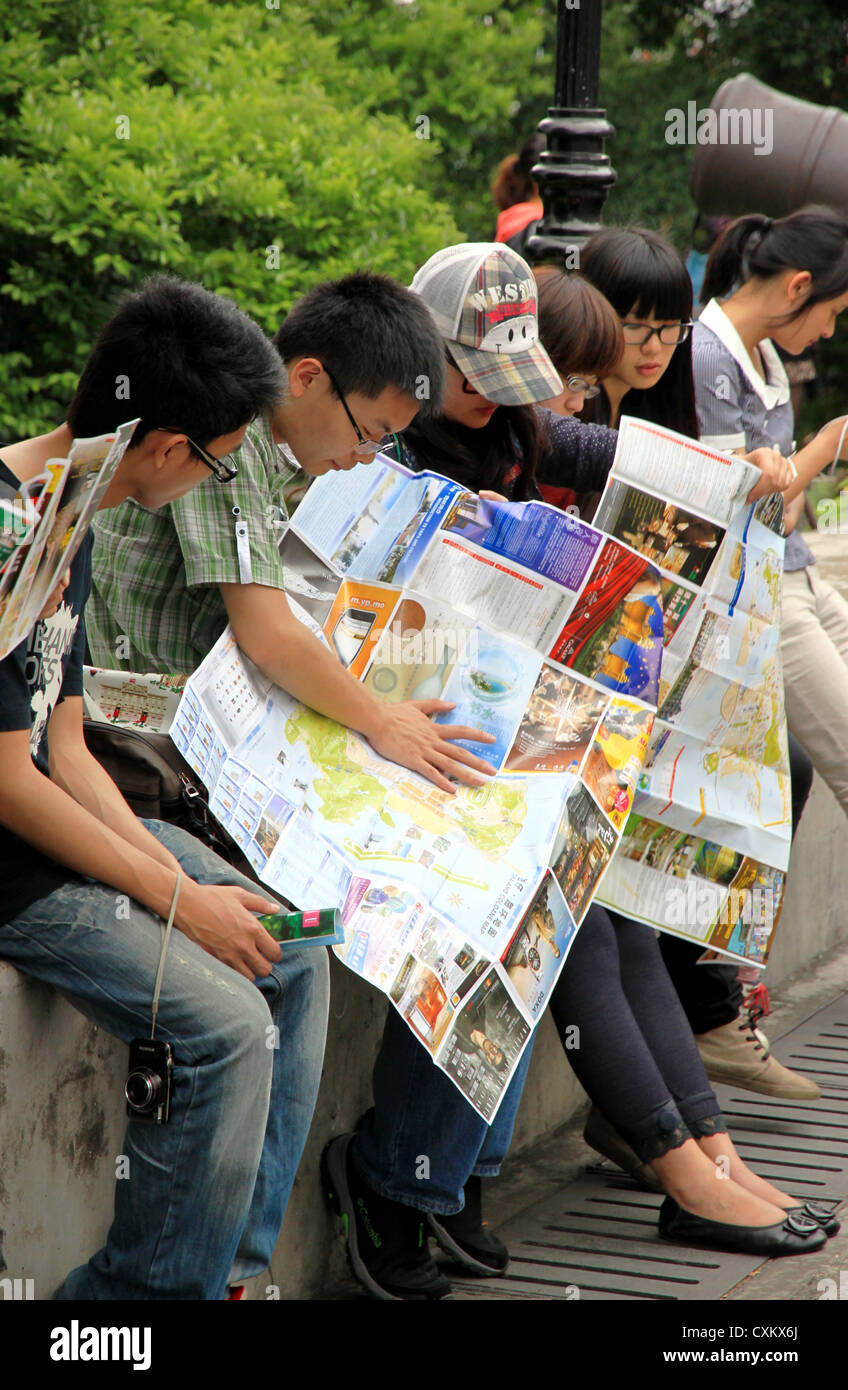 Asian maps hi-res stock photography and images - Alamy