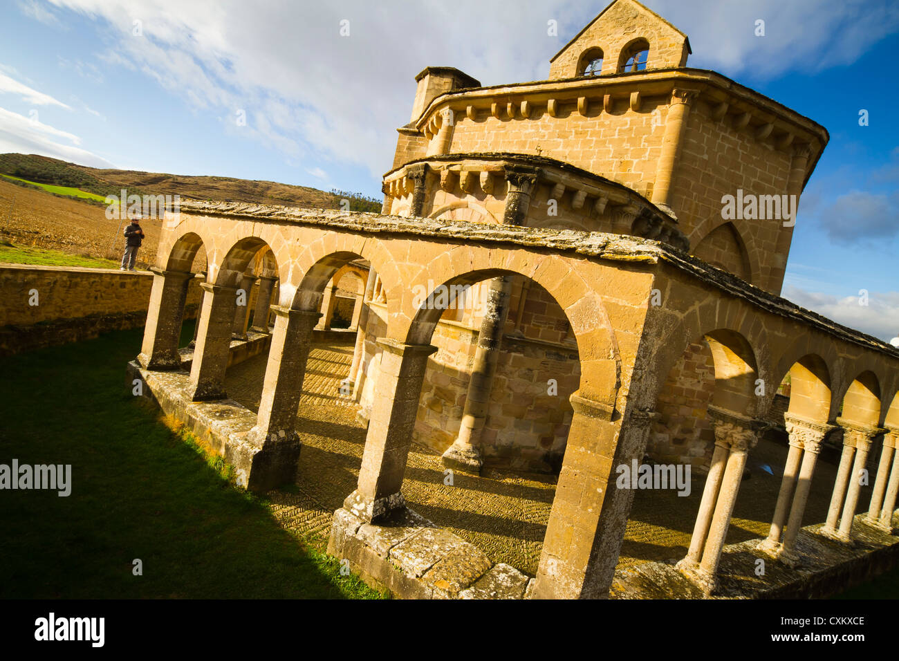 Navarre building eunate spain hi-res stock photography and images - Alamy