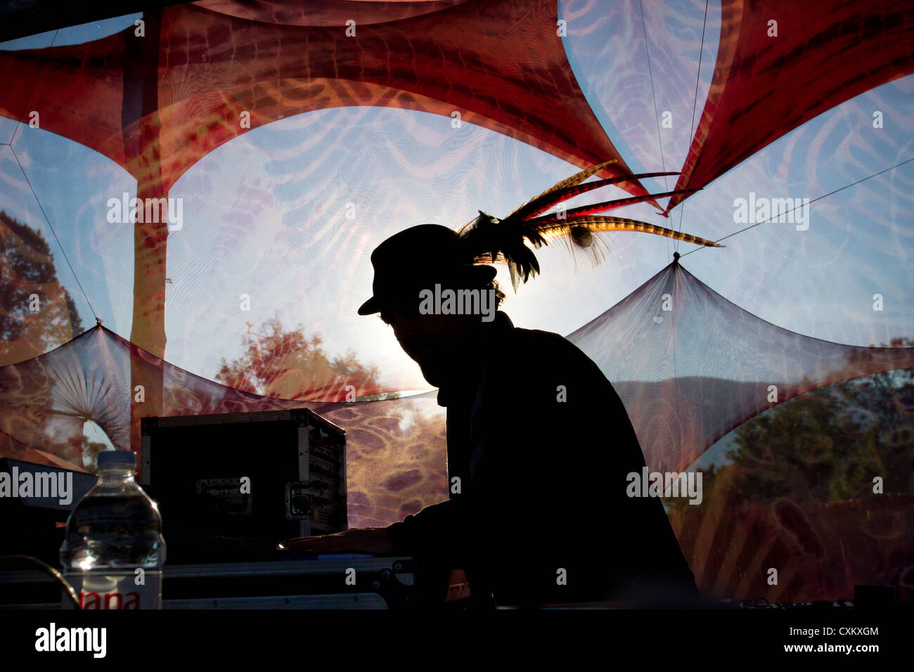 Simon Posford (Hallucinogen) at Lost Theory Festival 2012 Stock Photo ...