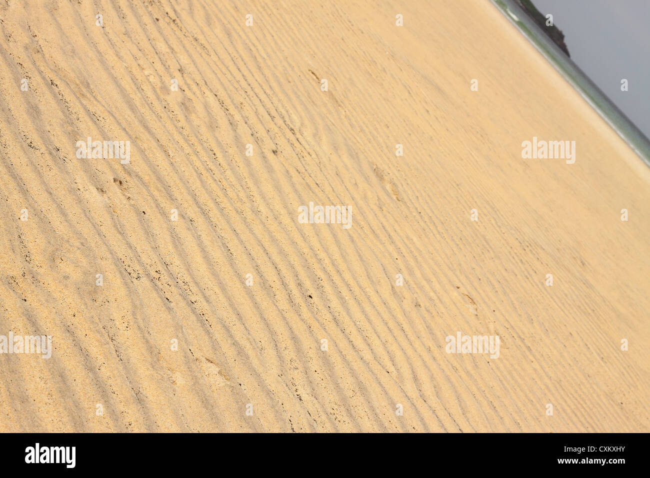 Sandy beach with ripple marks Stock Photo - Alamy