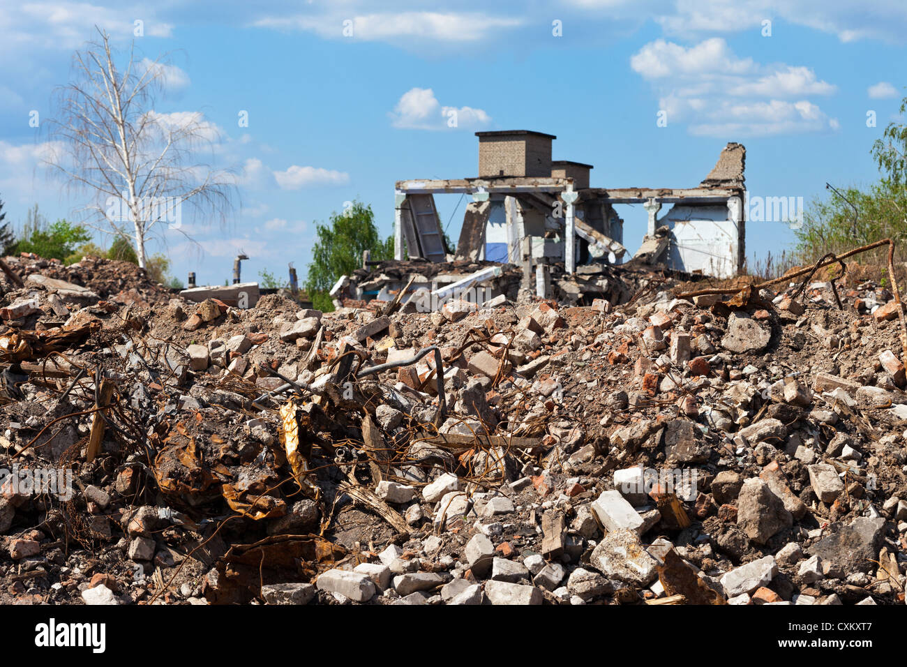 Ruins of buildings Stock Photo - Alamy
