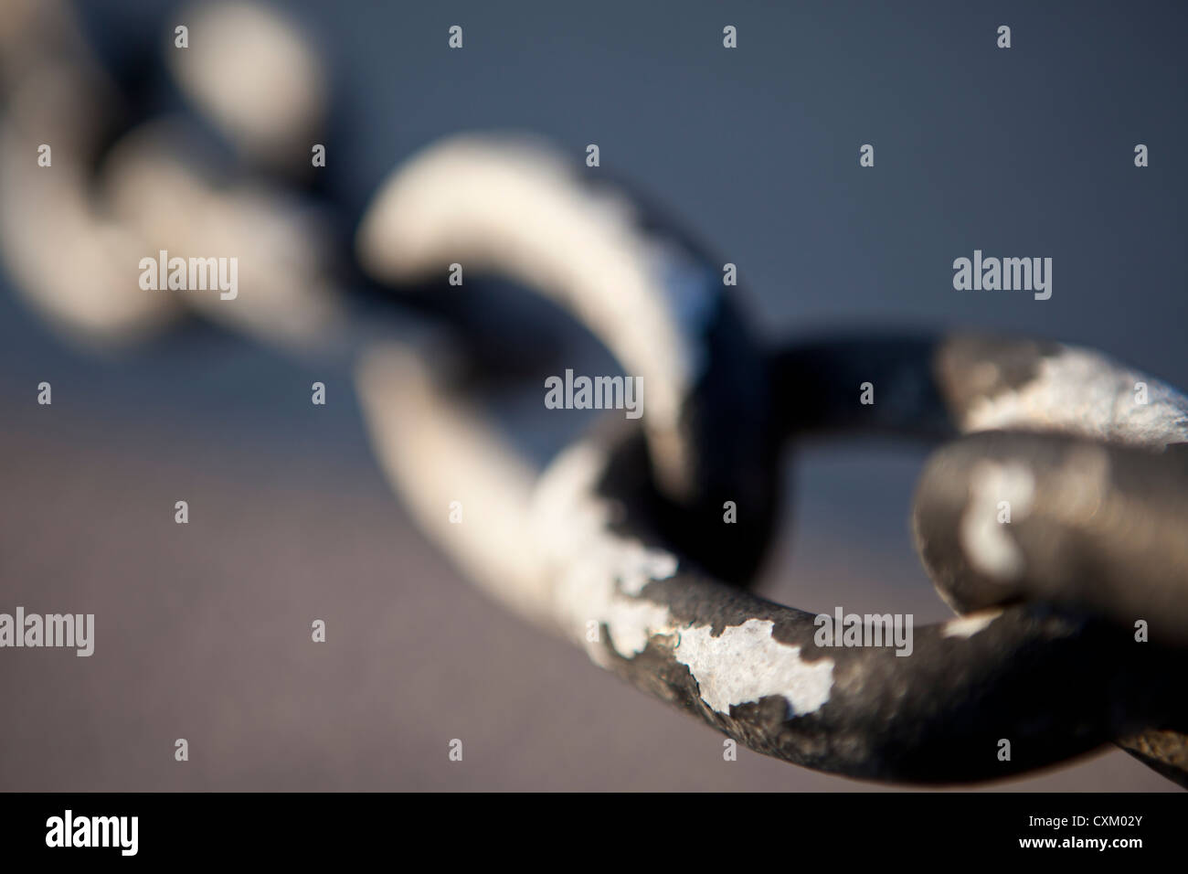 old iron chain links Stock Photo - Alamy