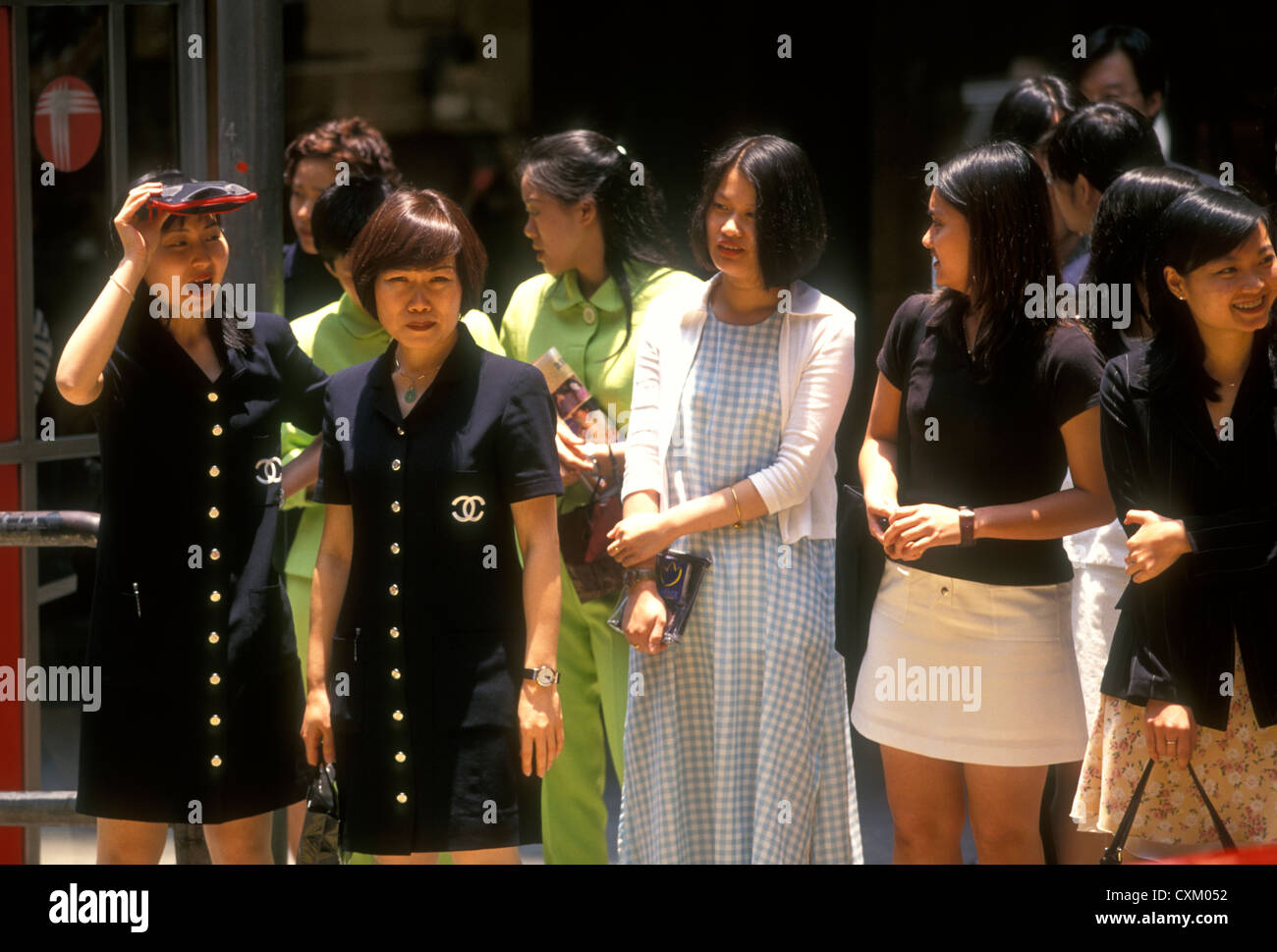 Chinese people, Chinese women, Kowloon Peninsula, Hong Kong, China ...