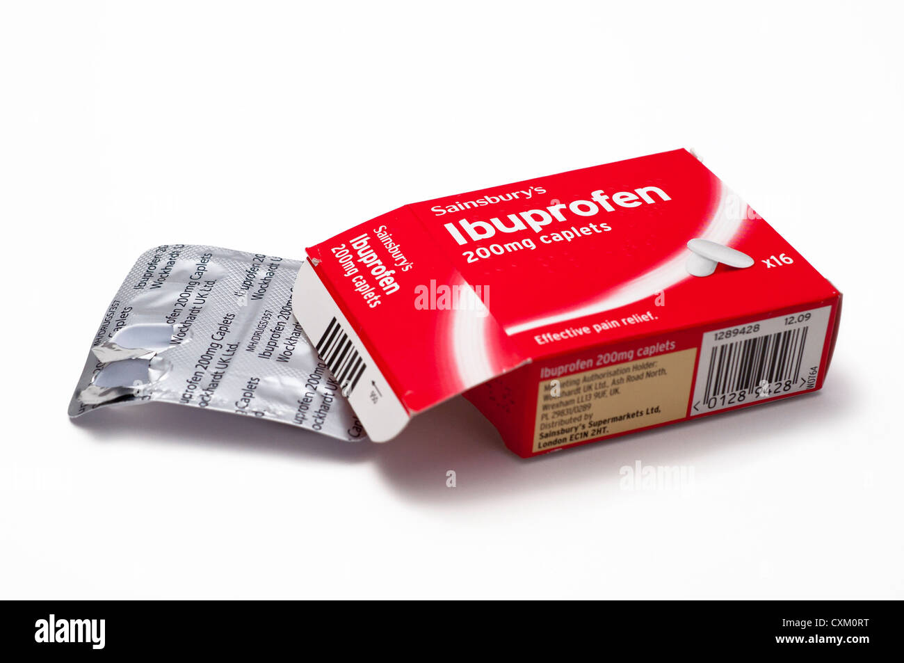 Tablets blister pack ibuprofen hi-res stock photography and images - Alamy