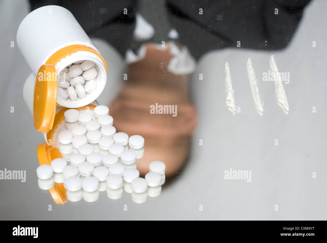 Drug addict man suit hi-res stock photography and images - Alamy