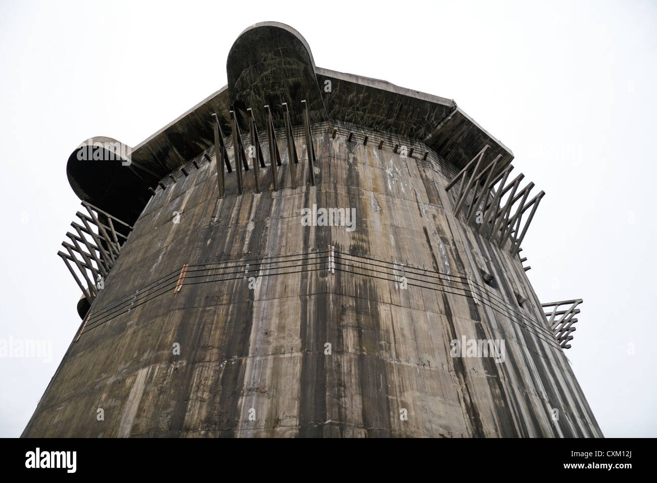 The massive G-Tower German World War Two anti-aircraft flak tower ...