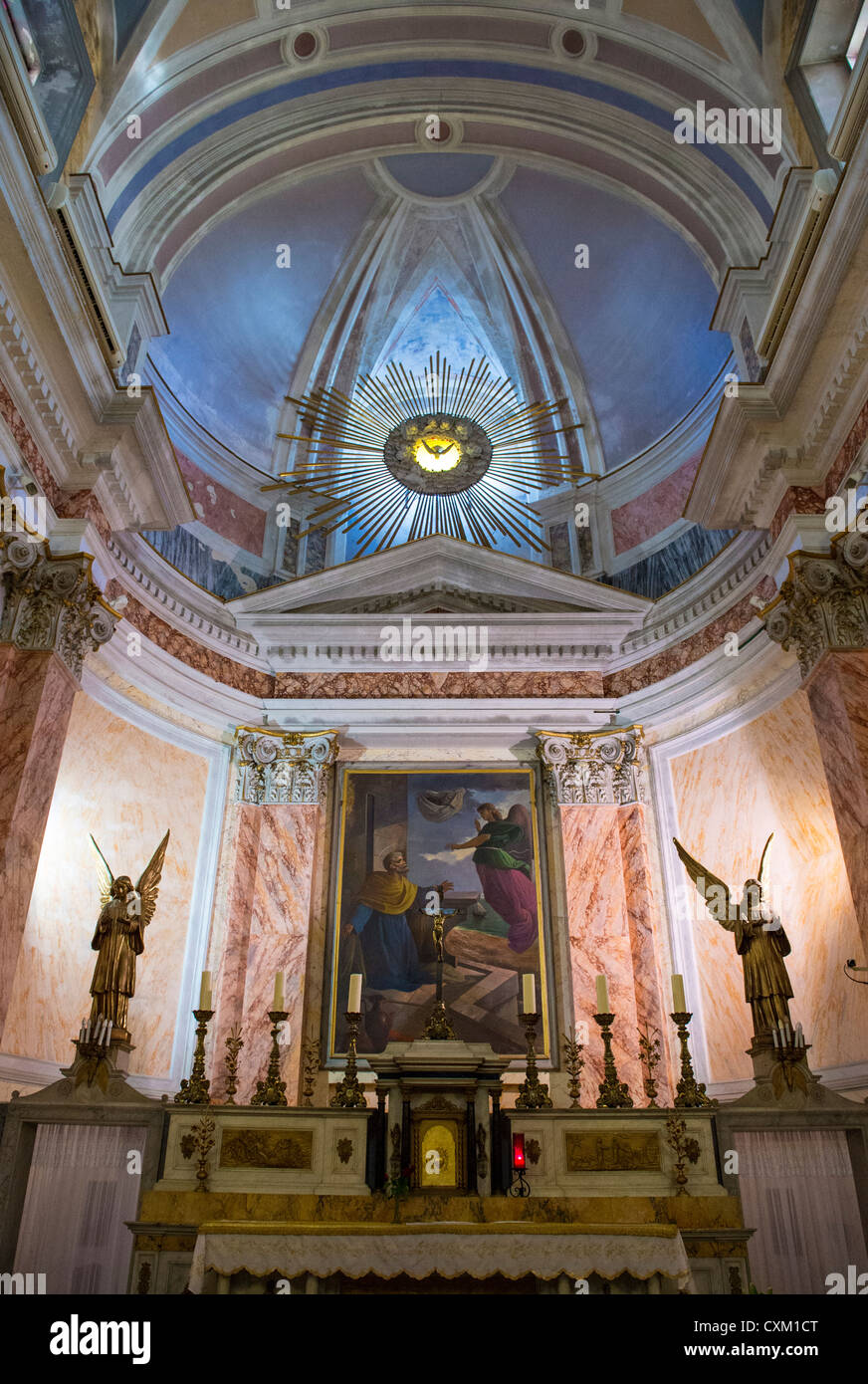 The interior of St. Peter's Church in Jaffa , Israel Stock Photo - Alamy