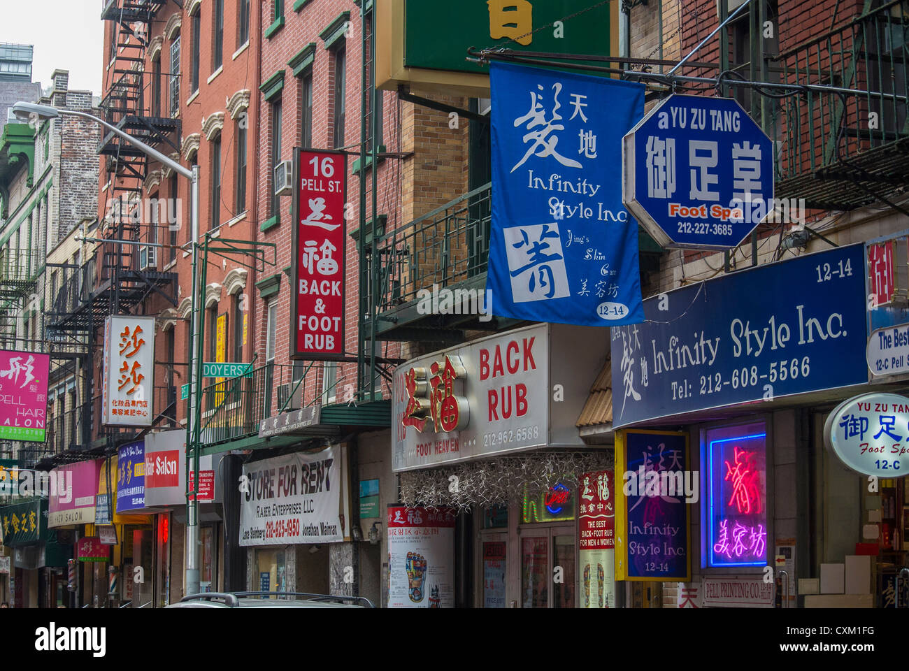 New York, NY, USA, Chinese Shop Signs, Street Scenes, Chinatown ...
