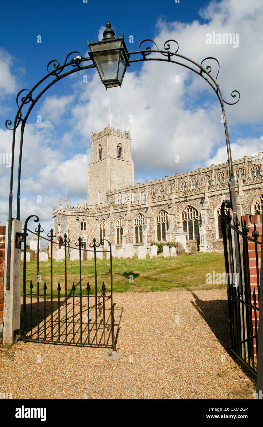 Holy Trinity church Cathedral of the Marshes Blythburgh Suffolk England ...