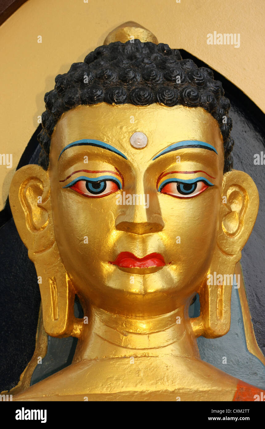 Religion buddhist face paint hi-res stock photography and images - Alamy