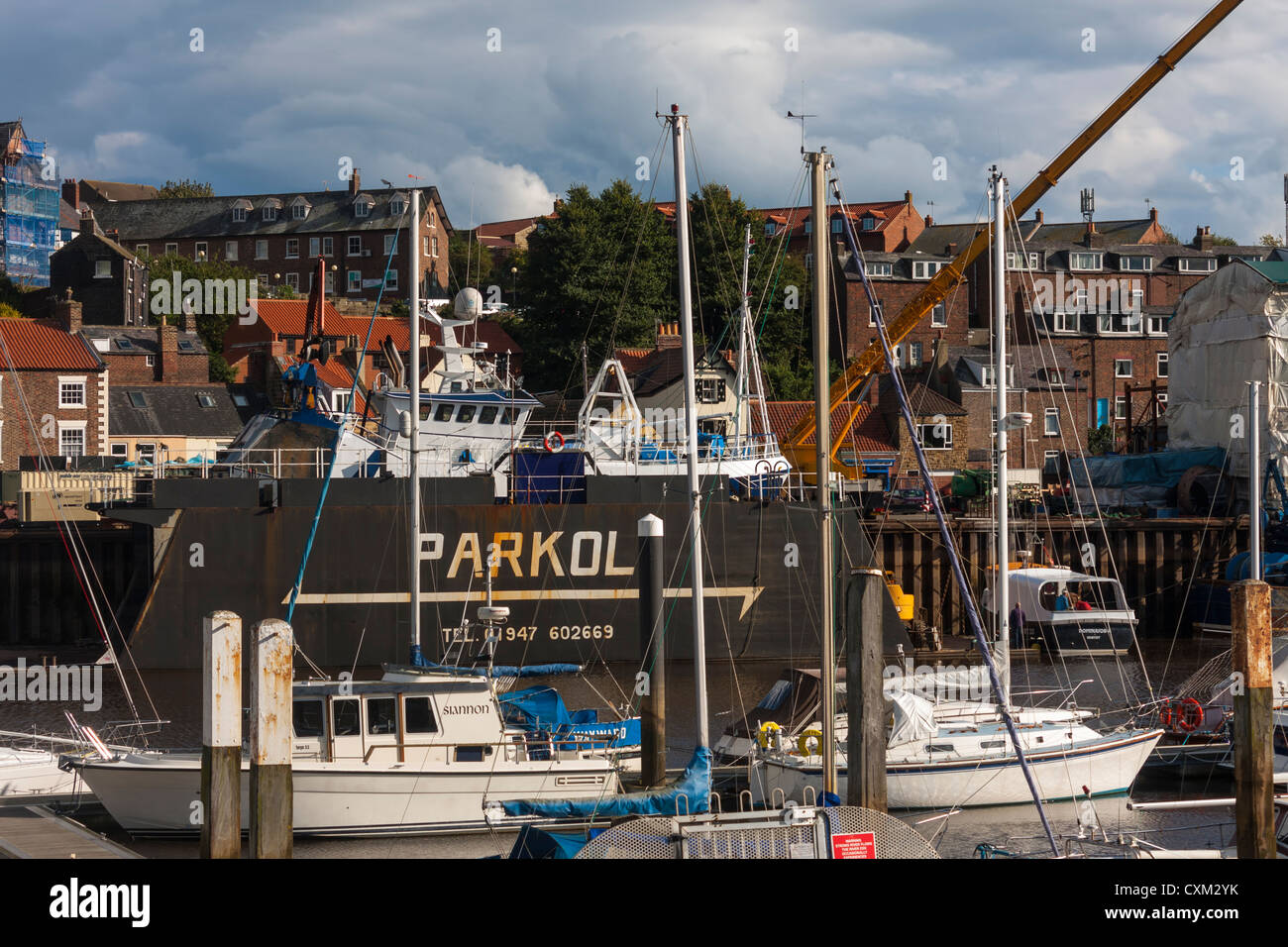 Parkol Engineering Whitby England UK Stock Photo - Alamy