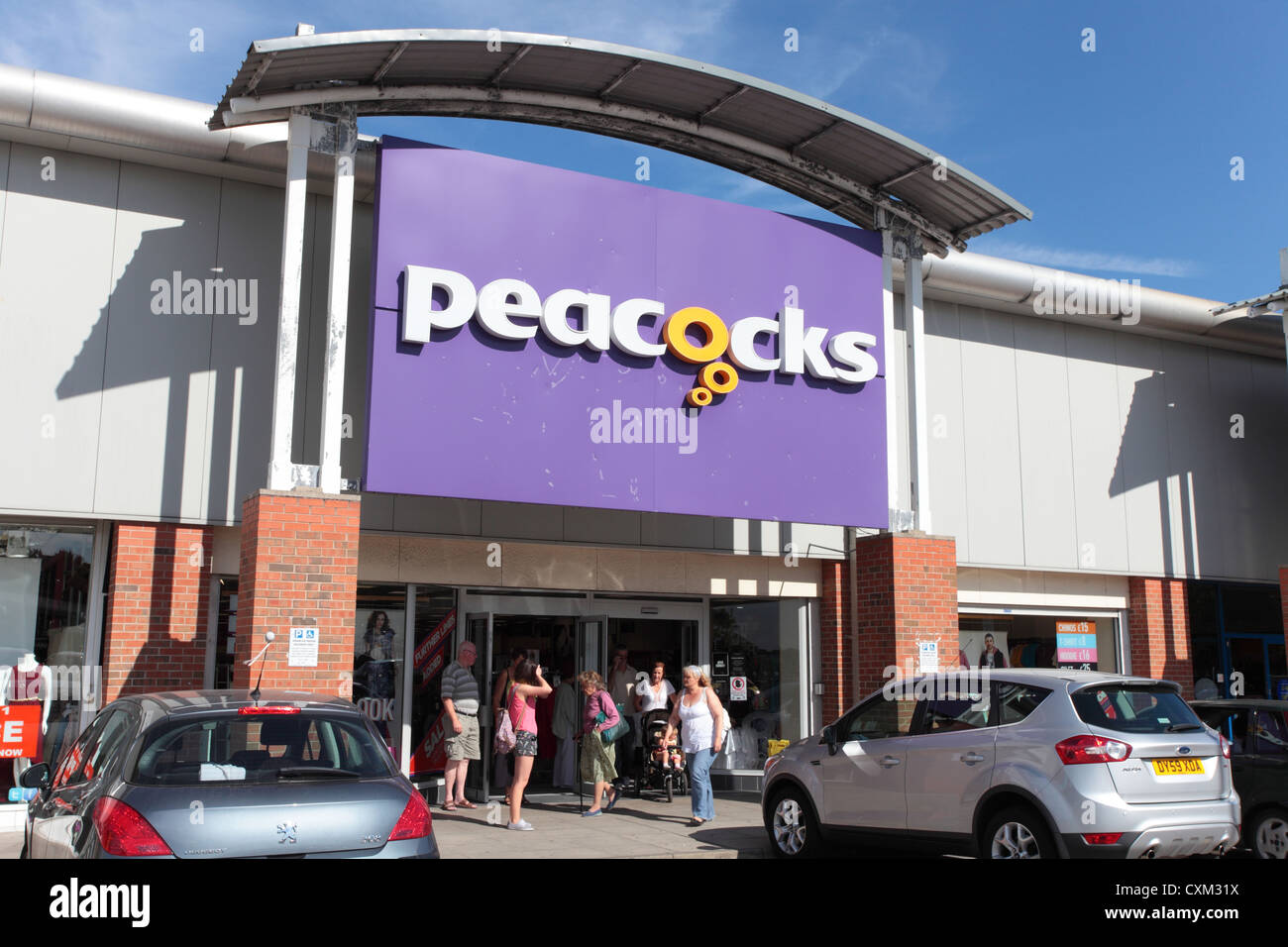 Peacocks fashion store Stock Photo - Alamy