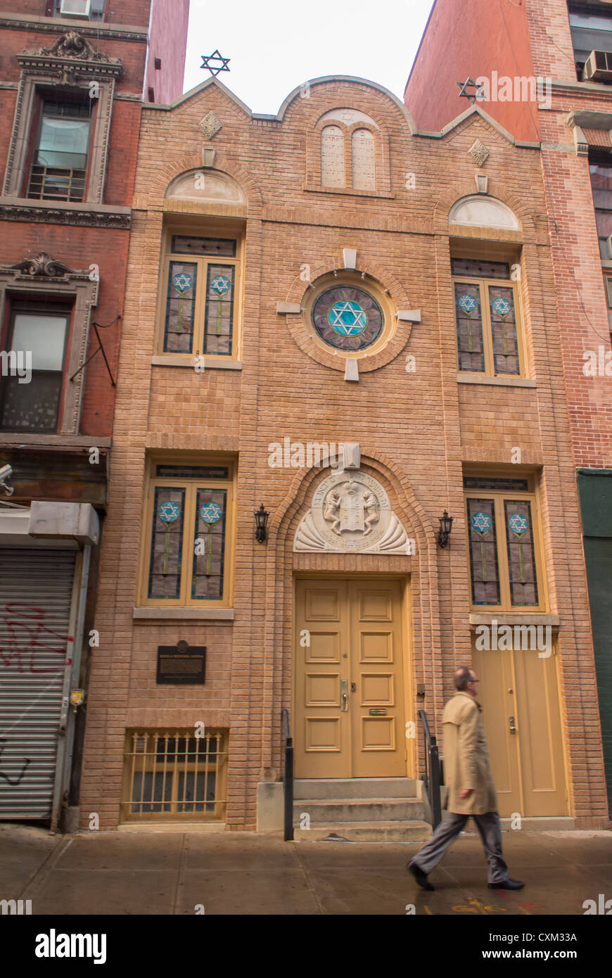 New York City, NY, USA, Street Scenes, Old Synagogue, "Kehila Kedosha ...