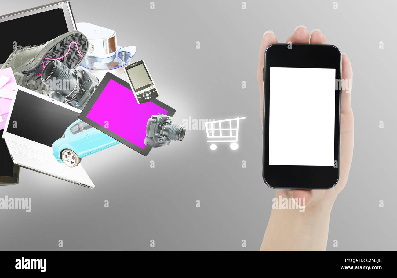 Black hand mobile phone hi-res stock photography and images - Alamy