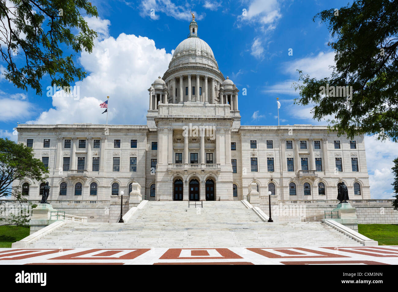 Rhode island providence state house state capitol hi-res stock ...