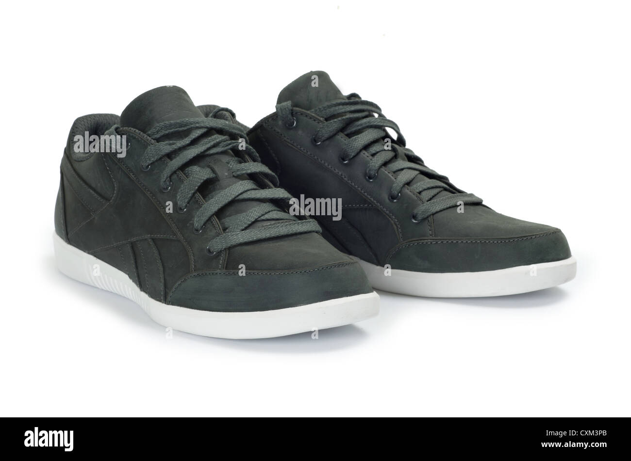 Pair of shoes isolated on white background Stock Photo - Alamy