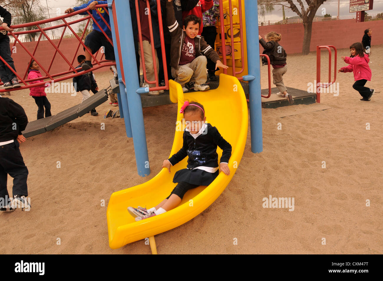 Elementary school playground usa hi-res stock photography and images ...