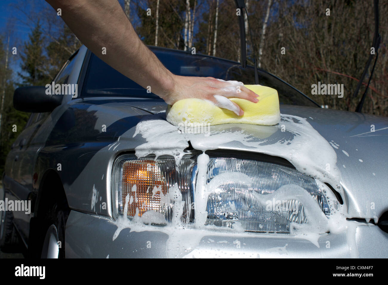 Car windscreen cloth hi-res stock photography and images - Alamy