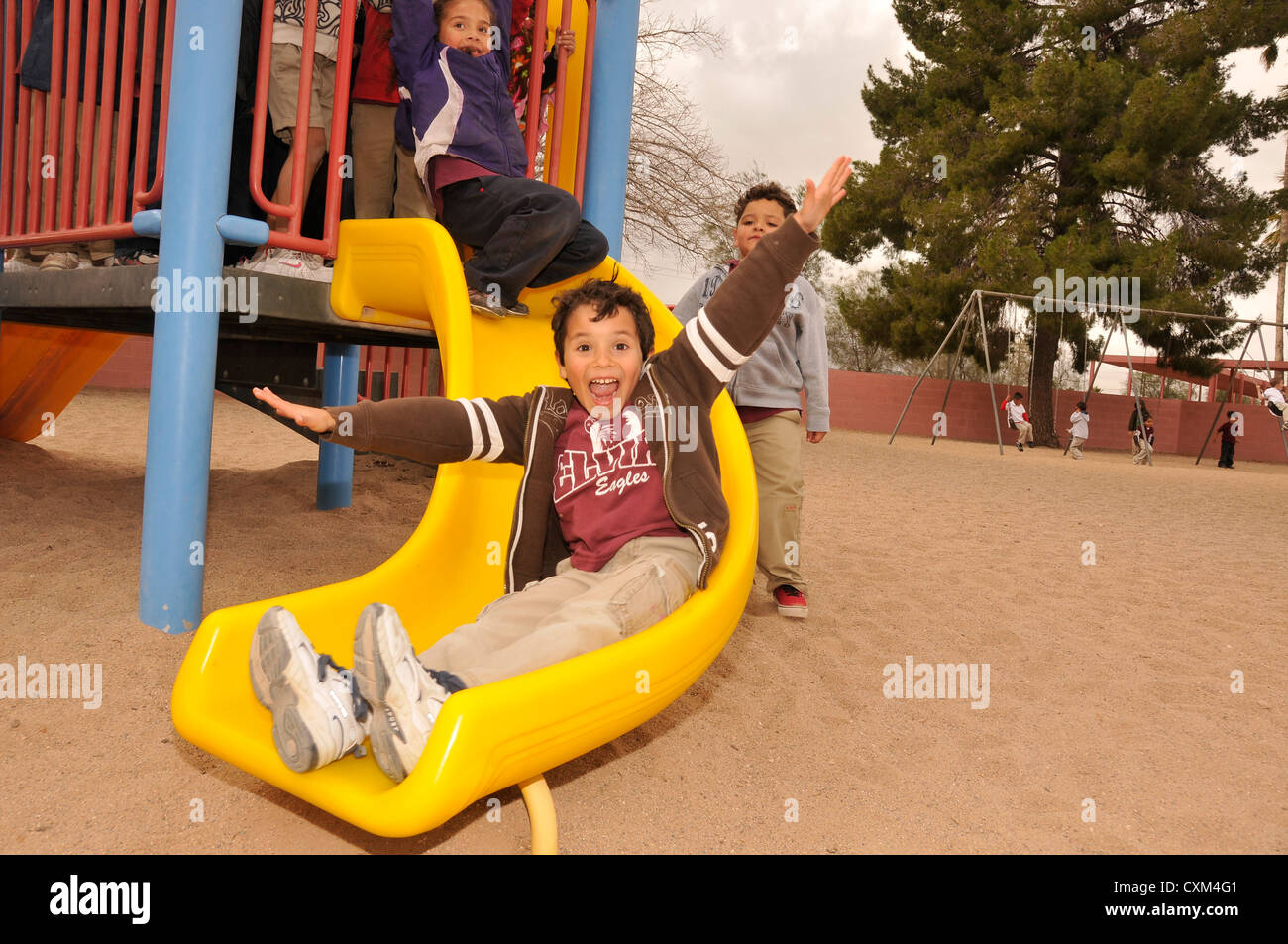 Kindergarteners Recess