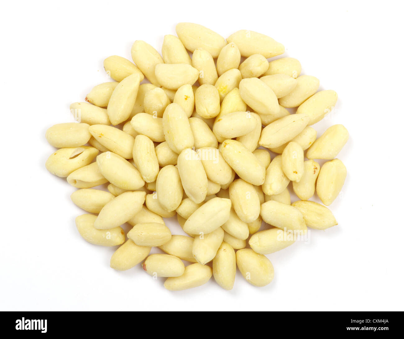 peanuts isolated on white background Stock Photo - Alamy