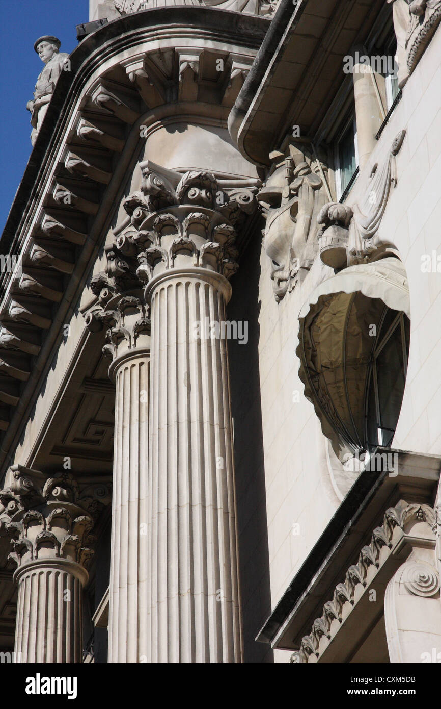 Old column in Paris Stock Photo - Alamy