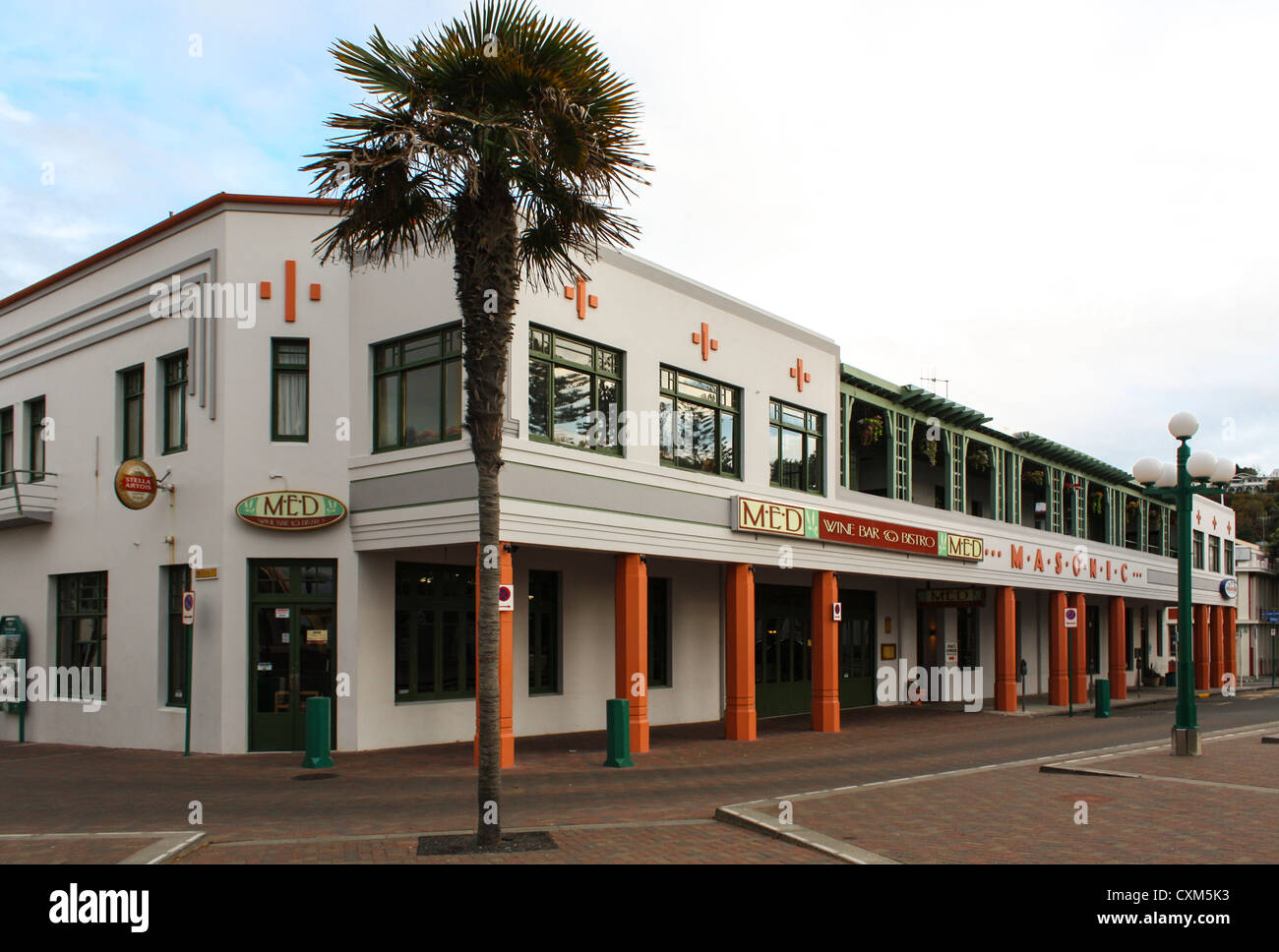 Art Deco architecture, Napier, New Zealand Stock Photo - Alamy