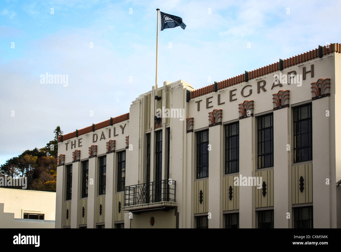 The Daily Telegraph building, Napier, New Zealand Stock Photo - Alamy