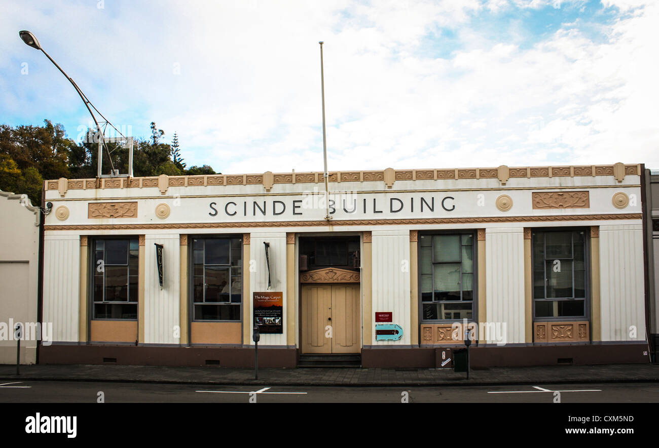 Art Deco architecture, Napier, New Zealand Stock Photo - Alamy