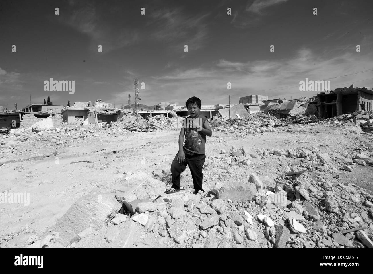 young boys in AZAZ Syria Stock Photo - Alamy