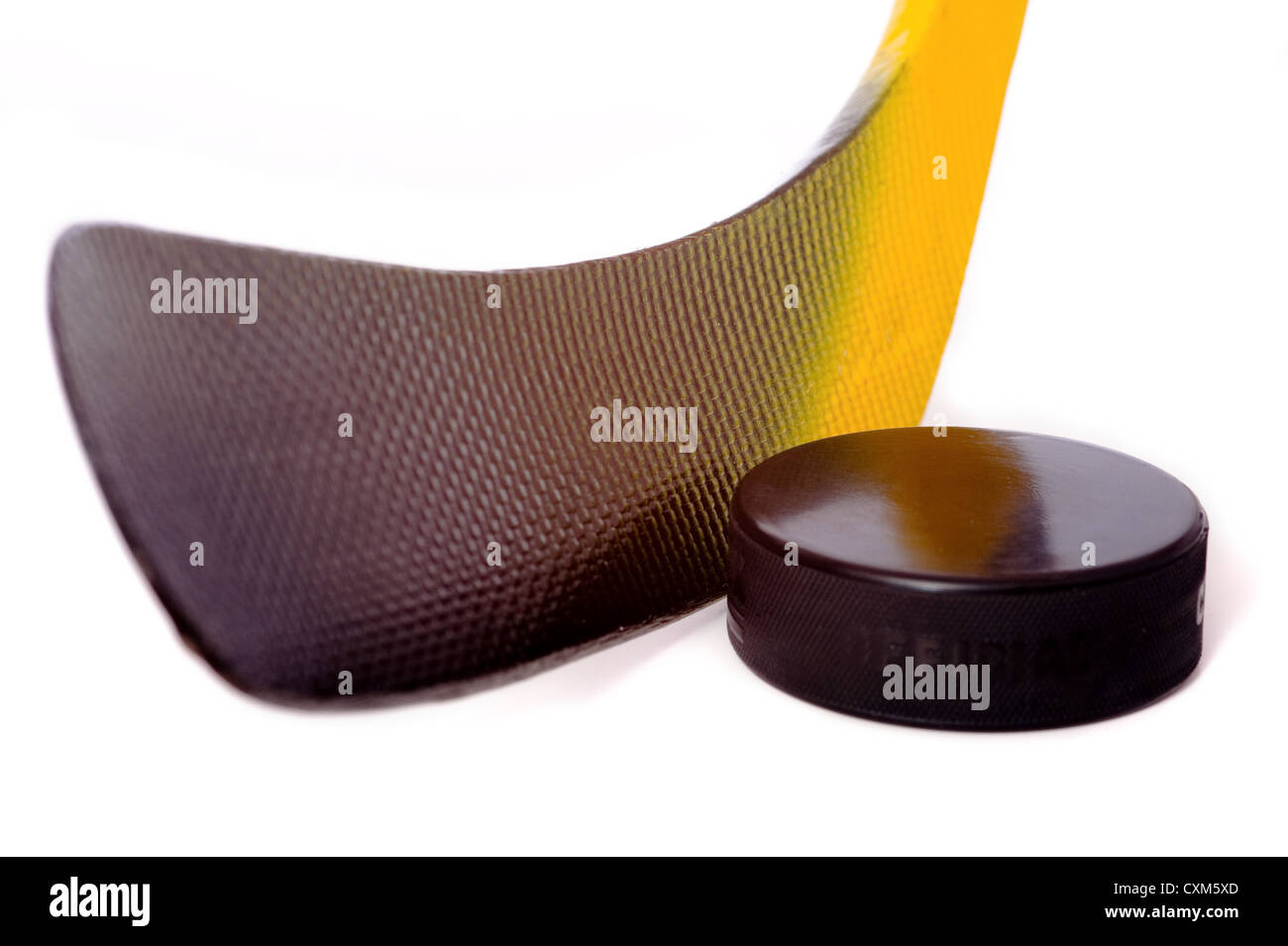 Stick puck Cut Out Stock Images & Pictures - Alamy