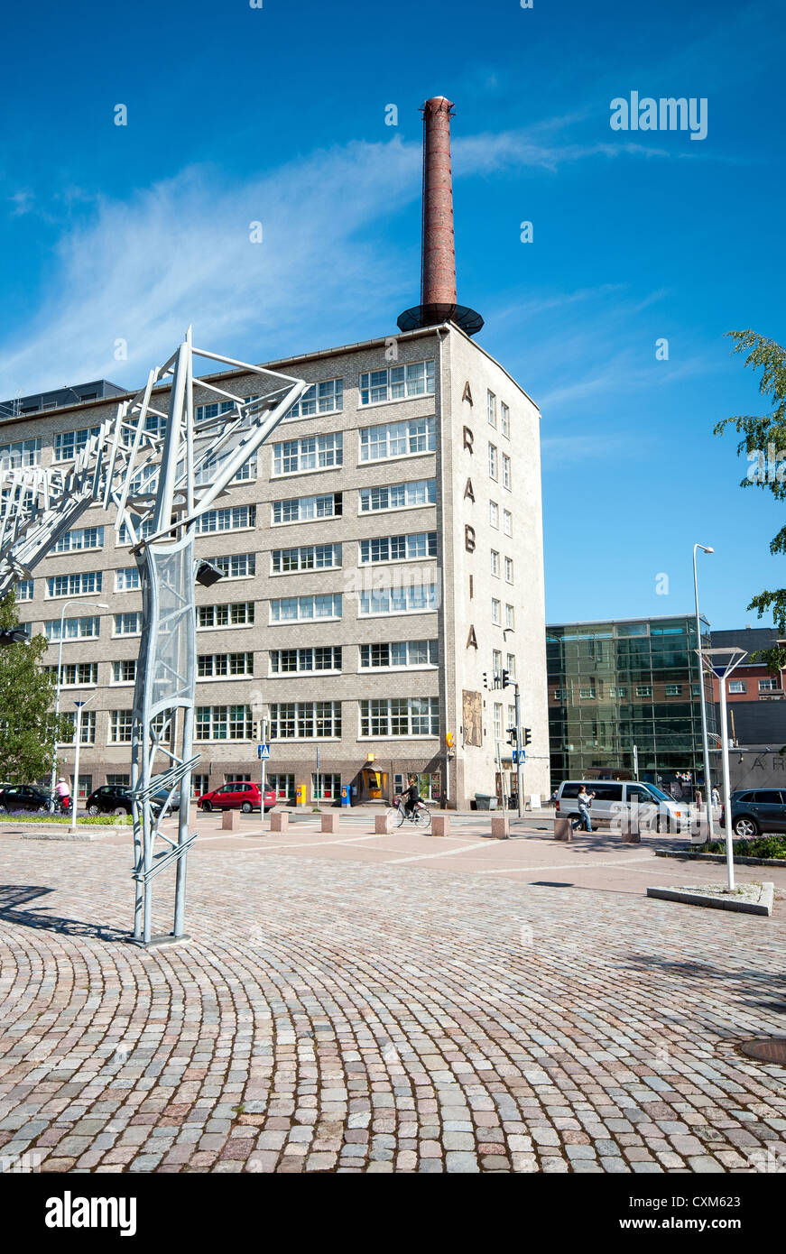 The Factory Block in the heart of Arabia in Helsinki, Finland Stock ...