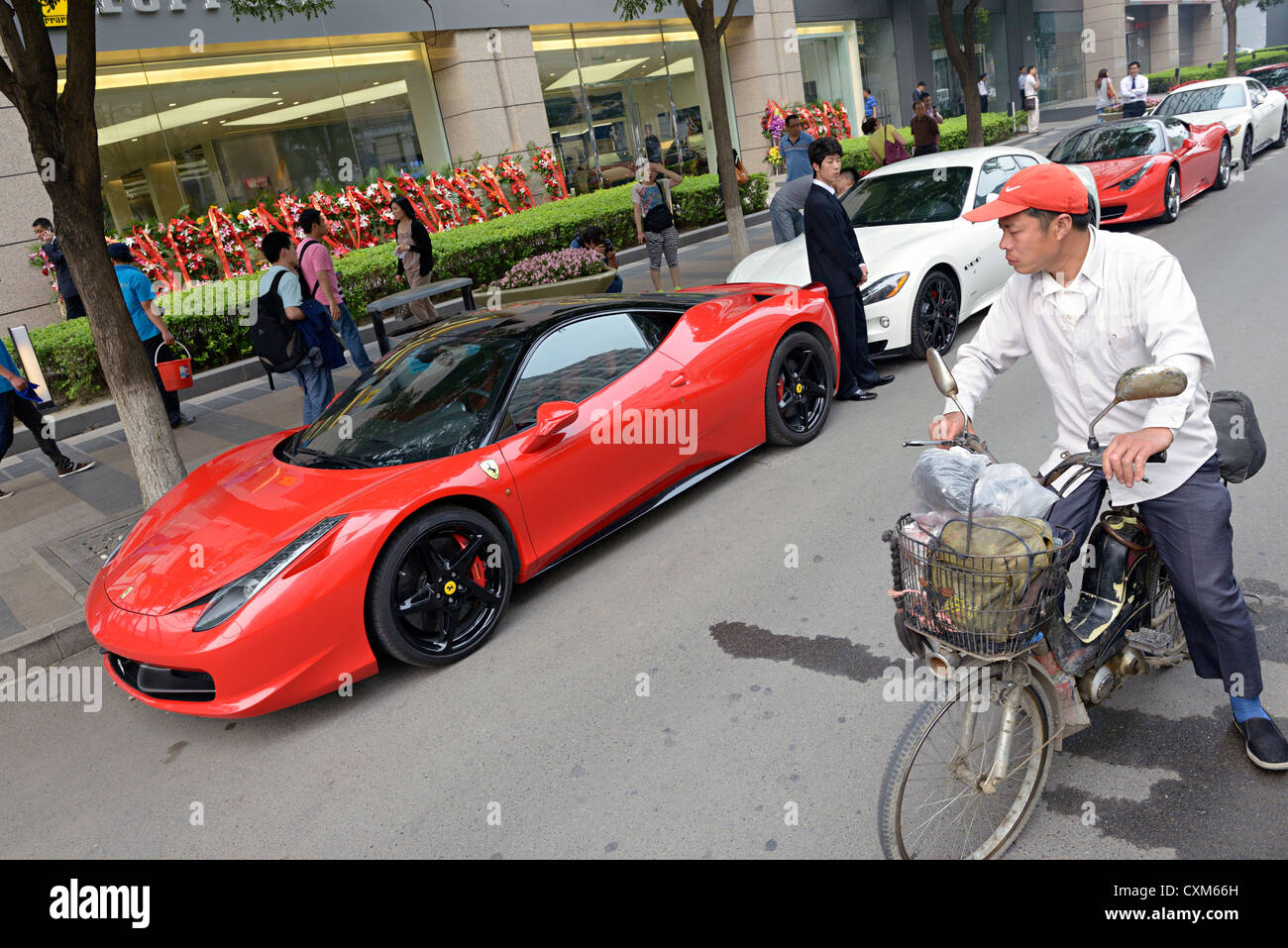 ferraris beijing china Stock Photo - Alamy