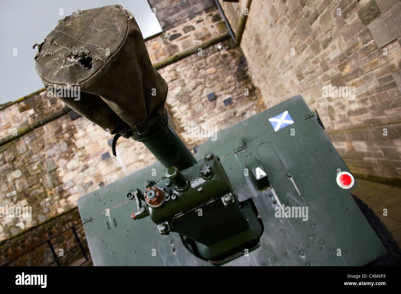 Former One O'Clock Gun, Edinburgh Castle Stock Photo - Alamy