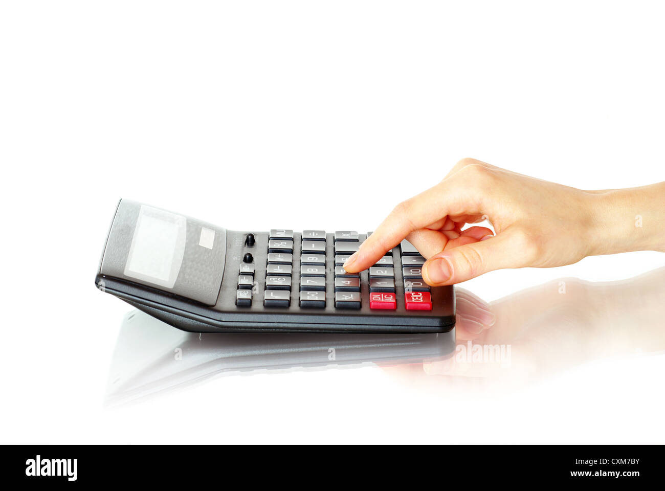 Calculator number hi-res stock photography and images - Alamy
