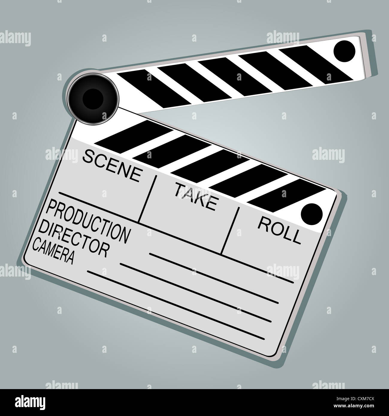 Movie Clapper Board Stock Photo - Alamy