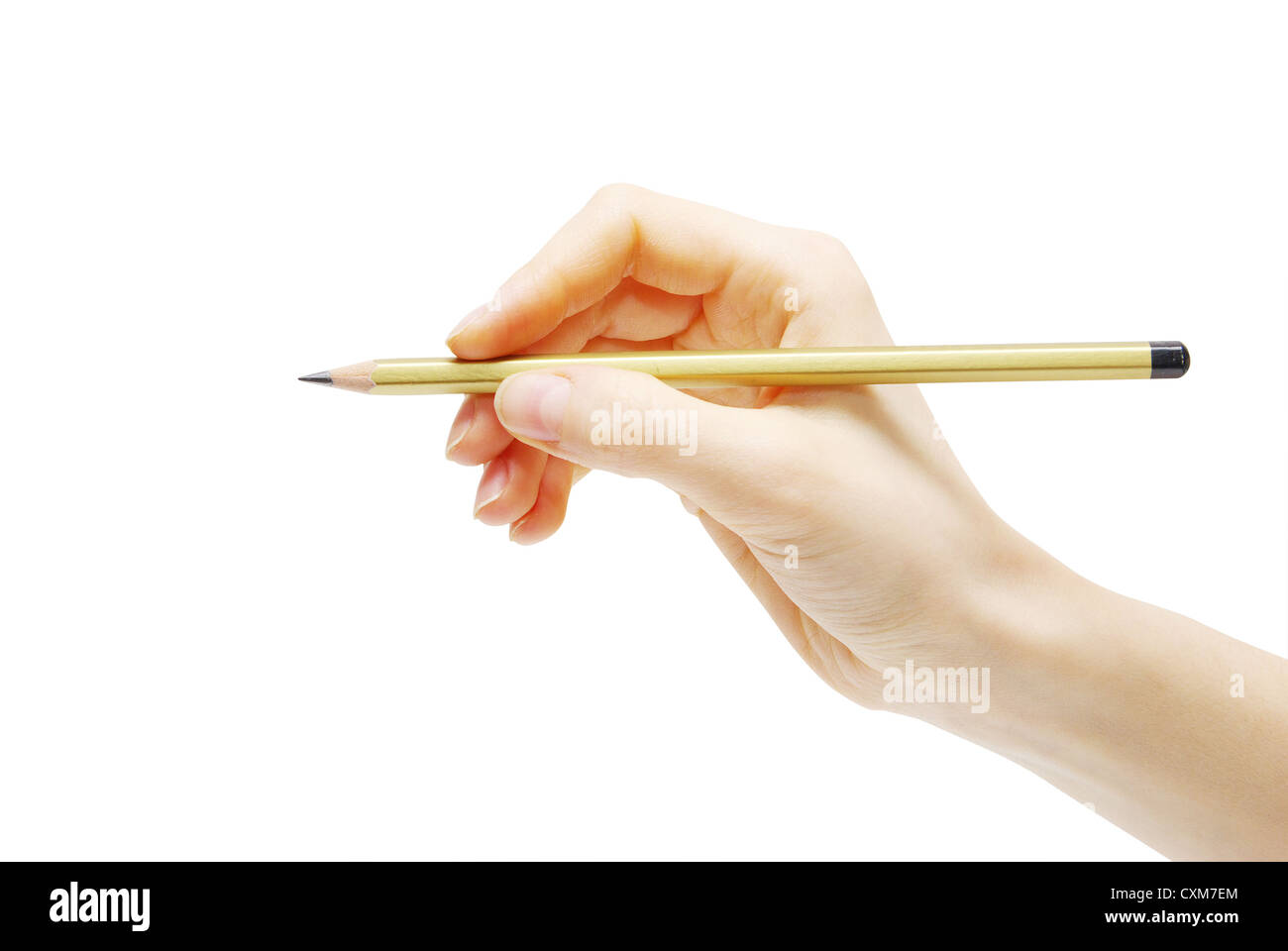 Hand with pencil hi-res stock photography and images - Alamy