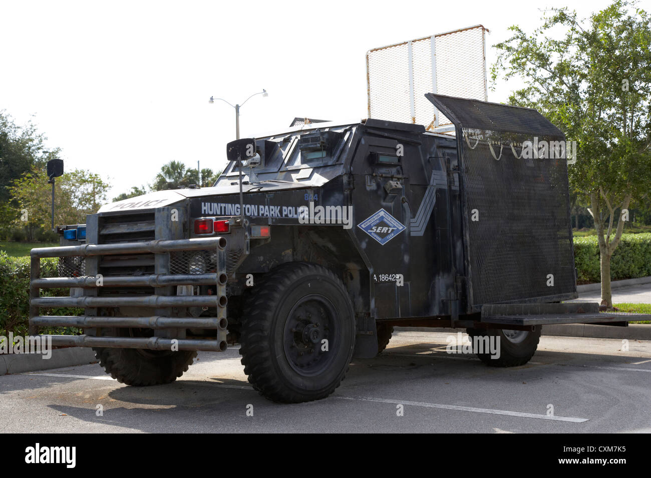 huntington park police special emergency response vehicle formerly a ...