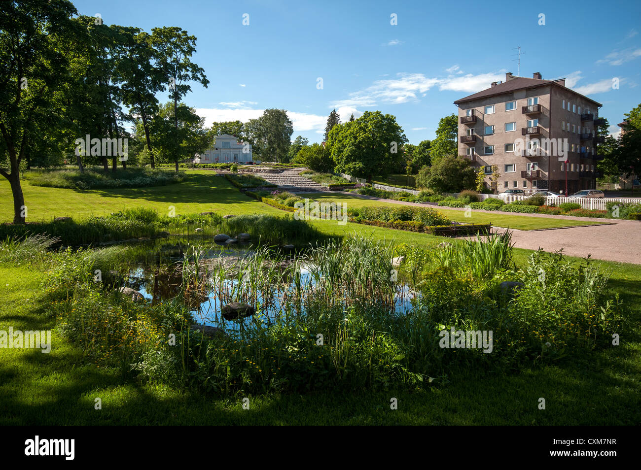 Annala gardens in Arabia, Helsinki, Finland Stock Photo - Alamy