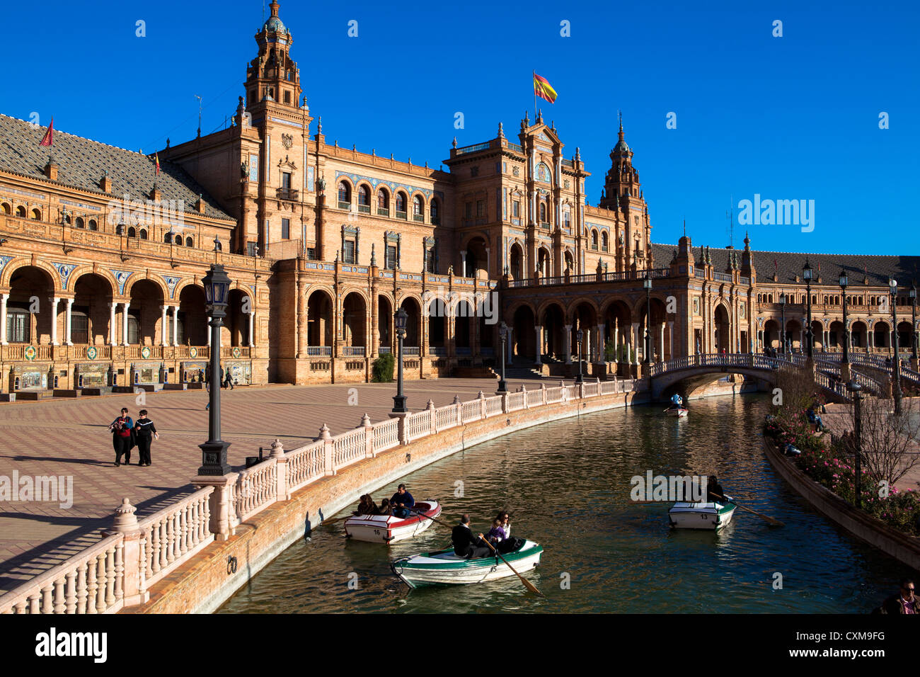 Plaza de Espana Seville Spain Stock Photo - Alamy Plaza de Espana Seville Spain Stock Photo - Alamy
